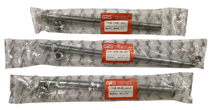 TLJ Motorcycle 1PC GRS Front/Swing Arm Pivot/Rear Axle XRM/TMX/WAVE ...