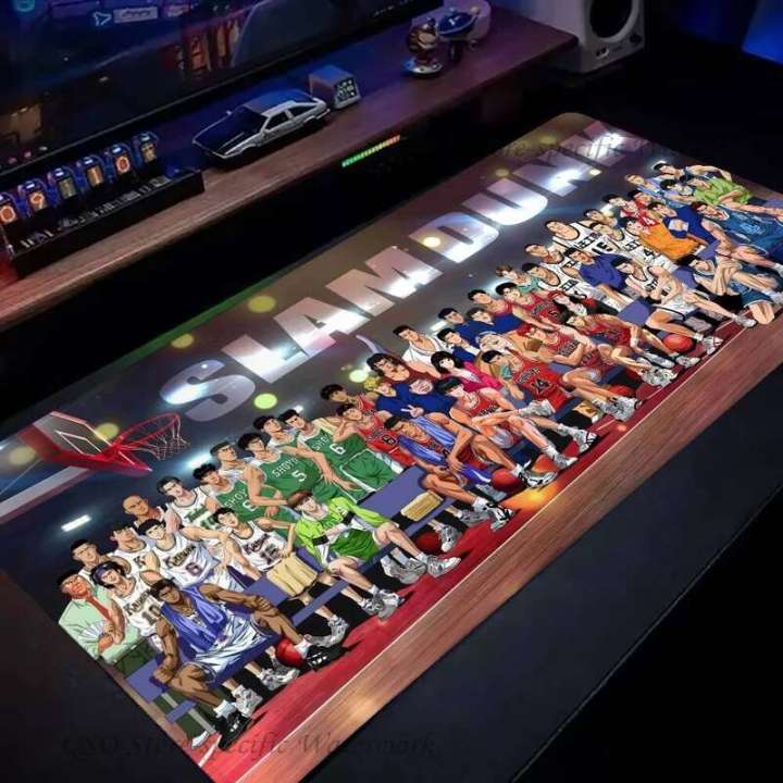 SLAM DUNK Floor Mat Mouse Mat Desk Mat With Pad Gaming Accessories ...
