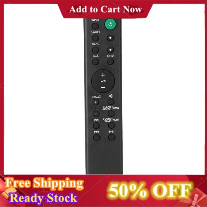 Replacement Speaker Remote Control For Sony Sound Bar HT-CT390 HT-RT3 ...