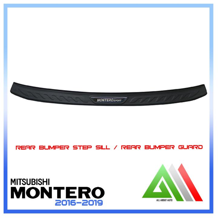 Mitsubishi Montero 2016-2019 Rear Bumper Step Sill / Rear Bumper Guard ...