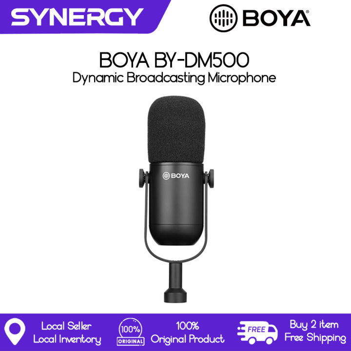 Boya Microphone BY-DM500 Dynamic Broadcasting Microphone | Lazada