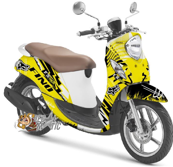 Dekal Fino Full body - Sticker Full Body Decal Motor Yamaha Fino 125 ...