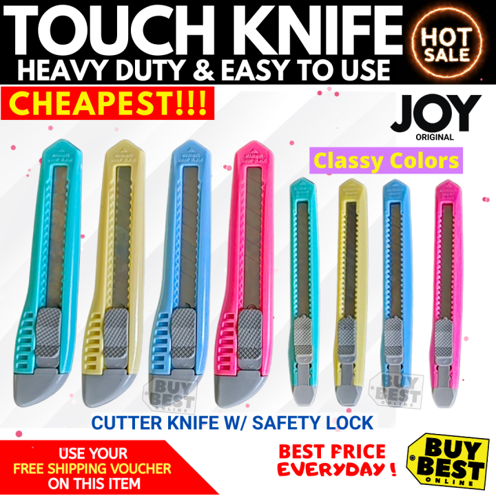 Joy Touch Knife Safety Cutter with Safety Lock | Lazada PH