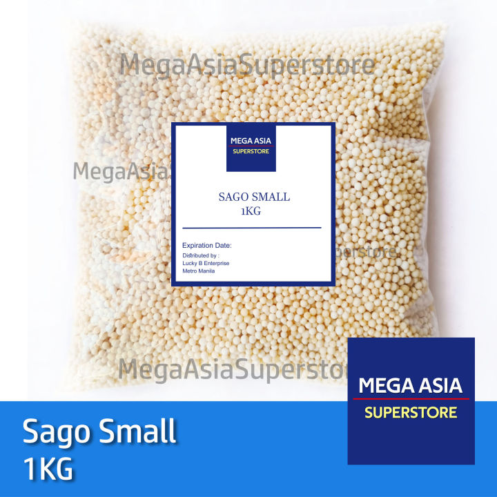 Mega Asia Tapioca Pearls / Sago Small 1kg | Lazada PH