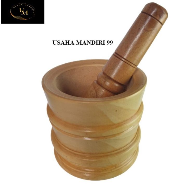 Set Lumpang Alu Kecil TERMURAH SET LUMPANG KAYU KECIL + ALU / Tumbukan ...