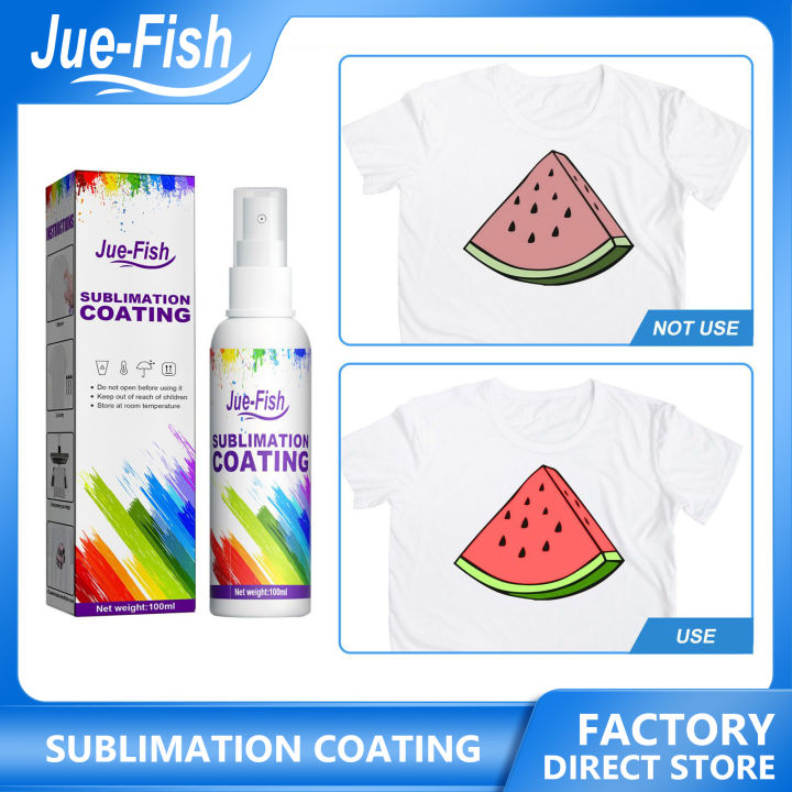 JUE-FISH 100Ml ระเหิดเคลือบตนเองแห้งอบฟรีสเปรย์เคลือบสำหรับการถ่ายโอน ...