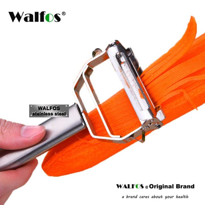 WALFOS 304 Stainless Steel Multi-Purpose Peeler & Julienne Cutter ...