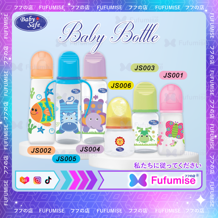 BABY SAFE Baby Bottle JS 001 002 003 004 005 006 | 60 mL125 mL 250 mL | botol dot minum susu ...