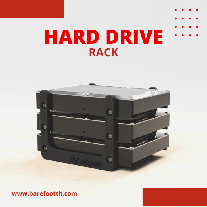 hdd rack ที่ใส่ harddisk ฮาร์ดดิสก์ BARE minimum hard drive rack ...
