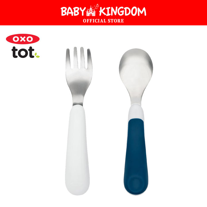 OXO TOT On-The-Go Fork And Spoon Set | Lazada Singapore