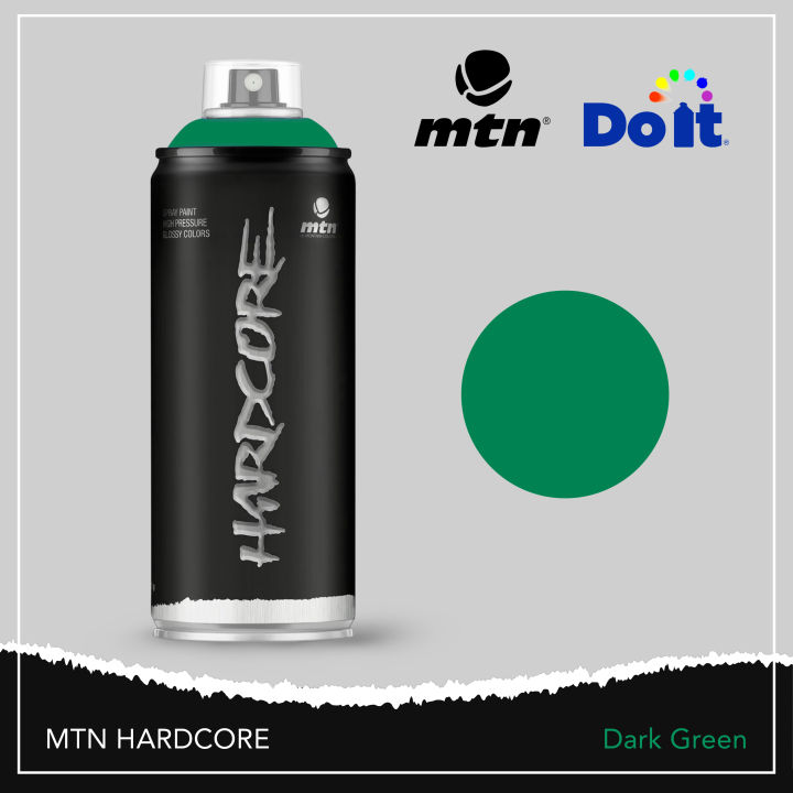 Montana MTN Hardcore Gloss Spray Paint 400mL - Green Colors | Lazada PH