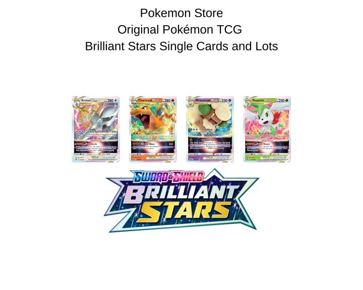 Original Pokémon TCG Brilliant Stars Single Cards | Lazada PH