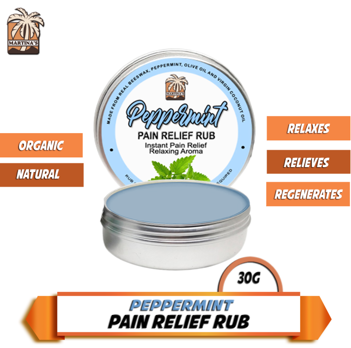 [ PEPPERMINT PAIN RELIEF RUB ] Martina's Relaxing Aroma, Relieve from ...