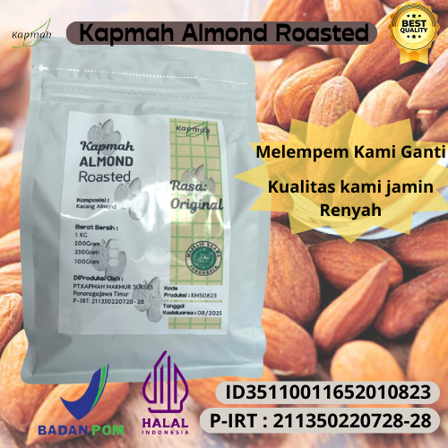 Almon Panggang - Kapmah almond roasted 1kg | Lazada Indonesia