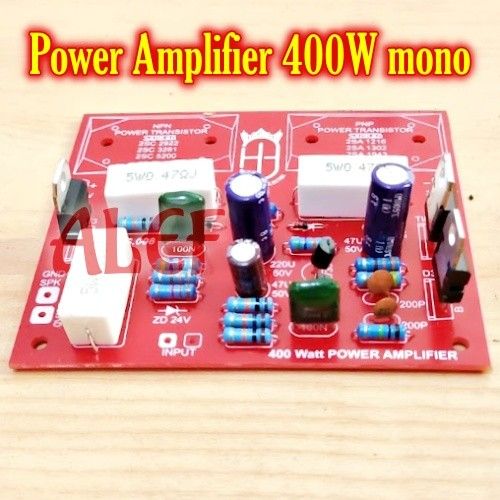Driver Power Amplifier 400W Mono Safari Sanken 400 Watt ampli | Lazada ...