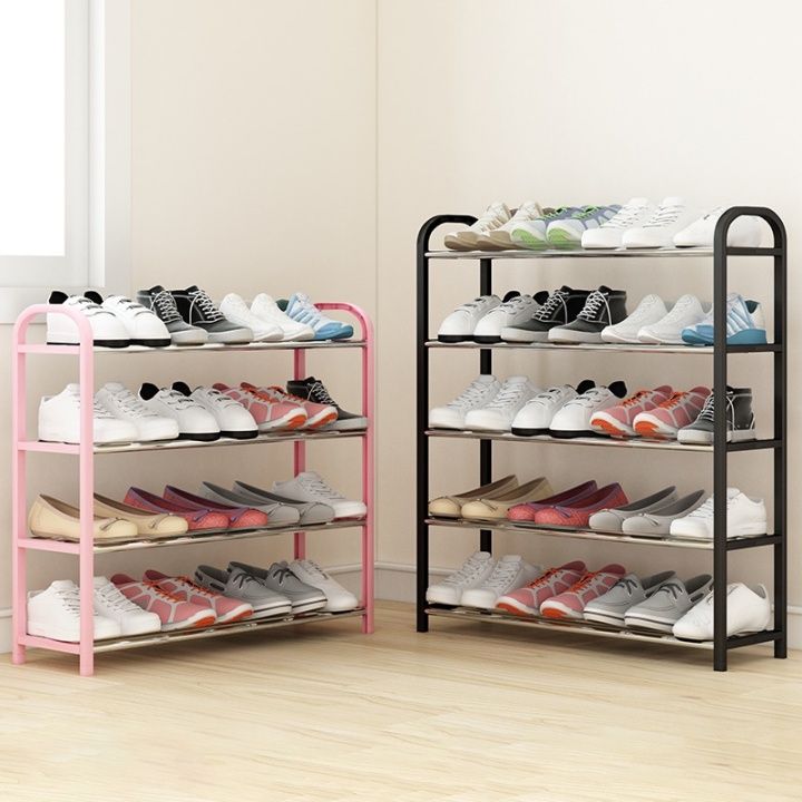 Modern simple latest design shoe rack with dust cover shoe storage Rak ...
