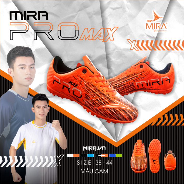 Giầy đinh đá bóng giầy đinh đá banh Mira Pro Max tặng kèm tất dài đá ...