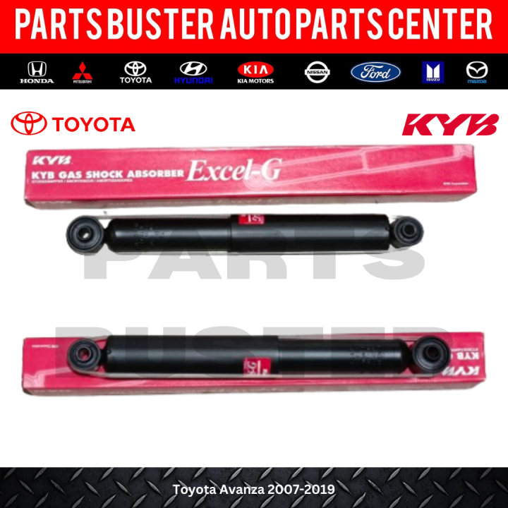 KYB Excel-G Rear Shock Absorbers for Toyota Avanza 2007-2019 (343472/ ...