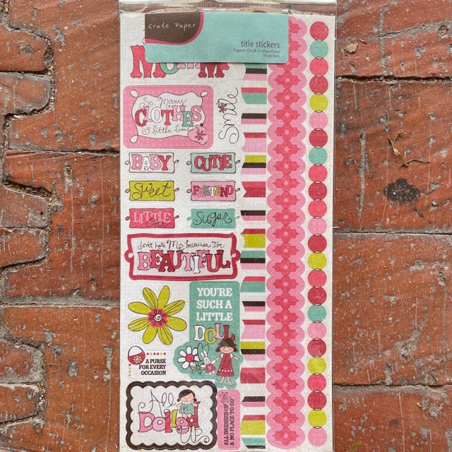 Crate Paper Title Stickers - Paper Doll | Lazada