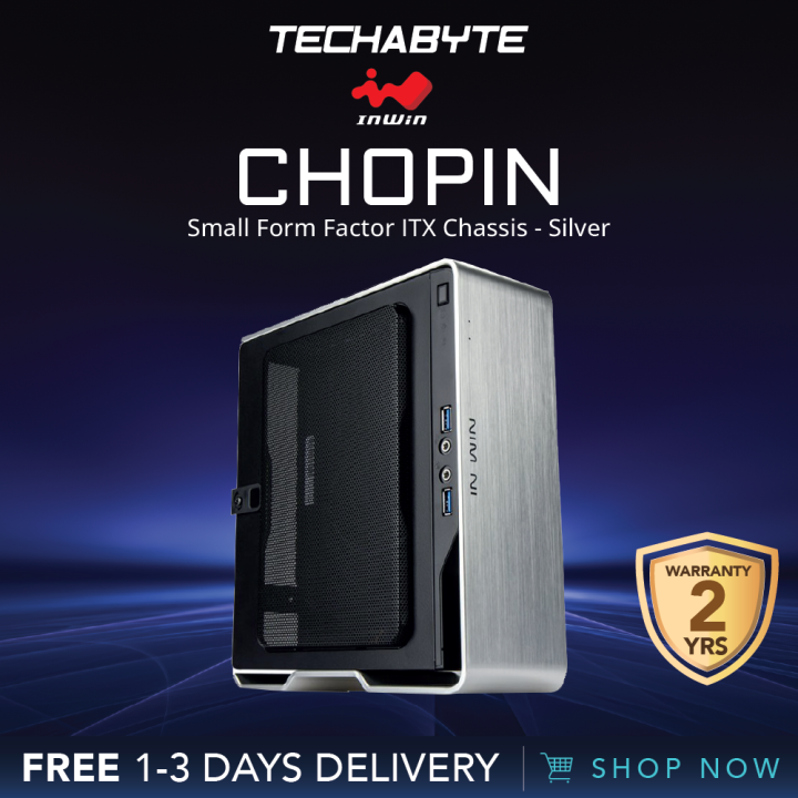 InWin CHOPIN | Small Form Factor ITX Chassis ( Black / Silver ...