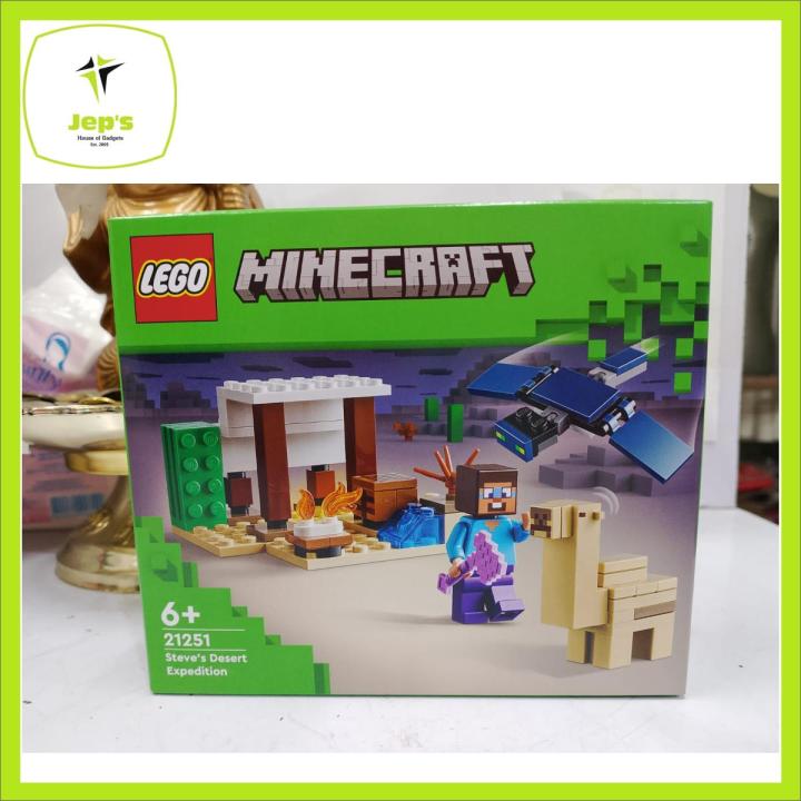 Lego Minecraft 21251 Steves Desert Expedition (2024) | Lazada PH