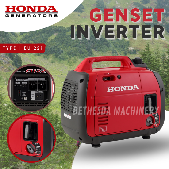 Genset Honda 1800 Watt Portable Silent Inverter EU 22-i 2.2 KVA ...
