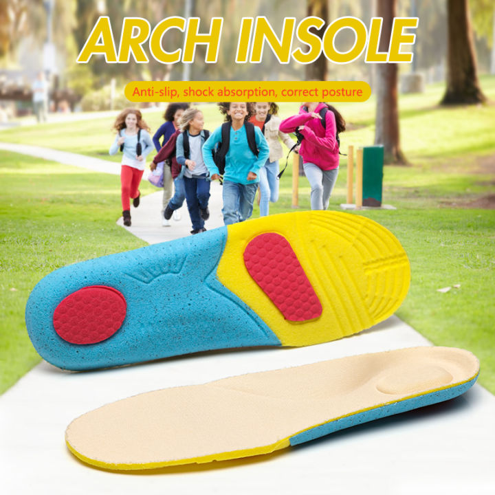 1Pair Kids Orthotic Arch Support Insoles Children Sport Insole ...