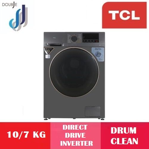TCL 10kg/7kg Inverter Direct Drive Washer Dryer TWF100-N12312 | Lazada