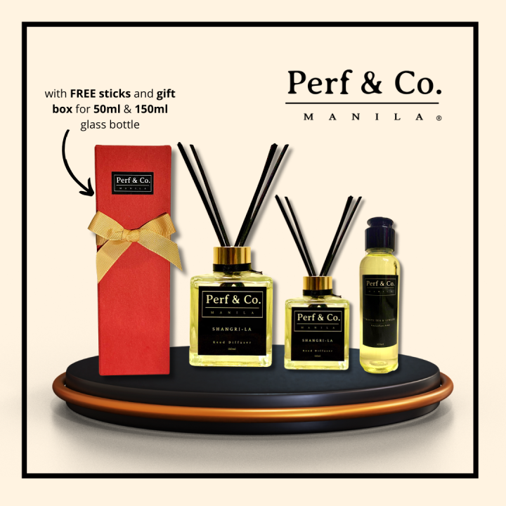 Reed Diffuser by Perf & Co. Manila 50ml/150ml with gift box | 100ml Refill | Lazada PH