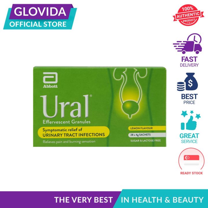 Ural Effervescent Granules 4gm 28's - Systemic and Urinary Alkaliniser ...