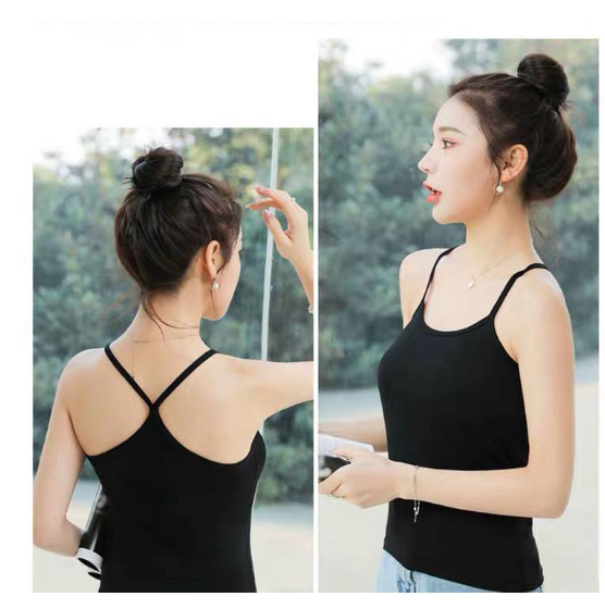 FANTASTECH LADIES X-BACK SPAGHETTI STRAP SANDO CROPTOP | Lazada PH