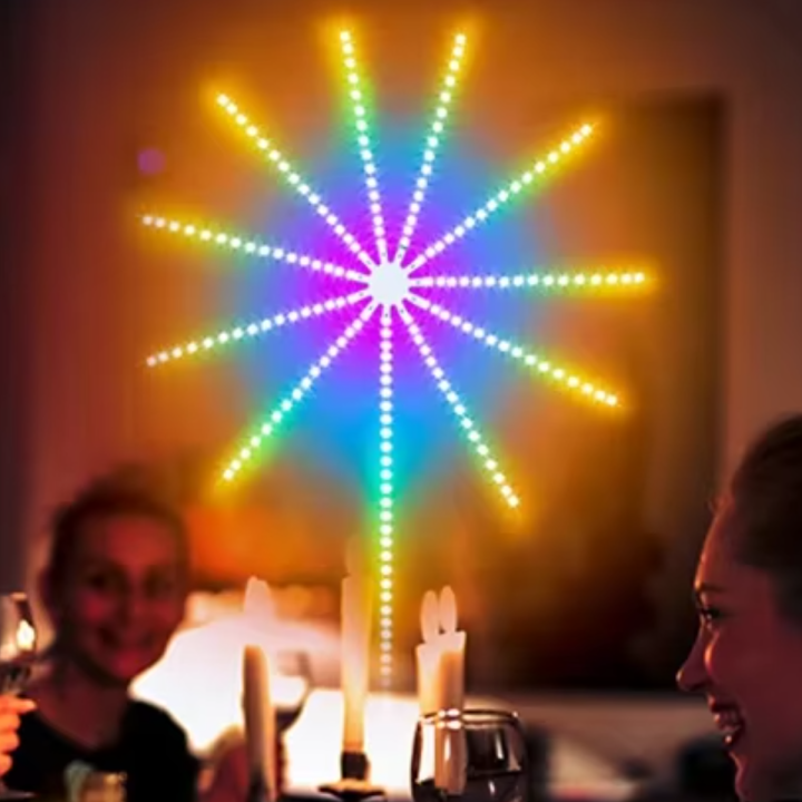 Local Philippines Waterproof Fireworks Light RGBIC LED String Light ...