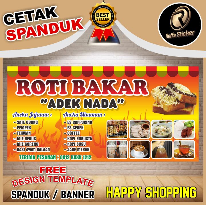Spanduk, Banner Roti Bakar - Spanduk, Baner Roti Bakar, Makanan Dan ...