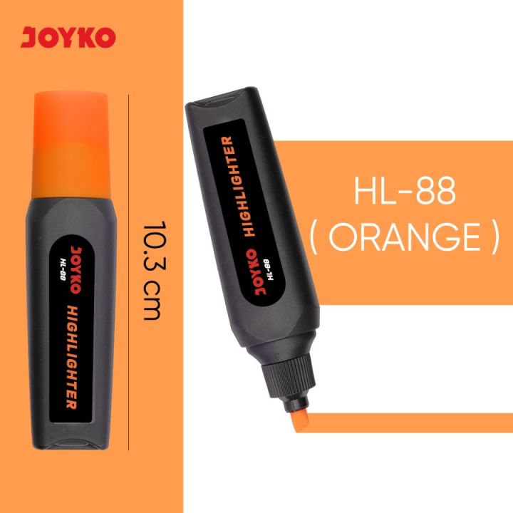 Penanda Berwarna Highlighter Joyko HL-88 / stabilo ecer satuan (1pcs) / penanda warna joyko ...