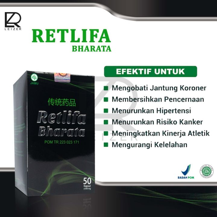 Obat Jantung Koroner - Retlifa Bharata - Kemasan 500mg BPOM Isi 50 ...