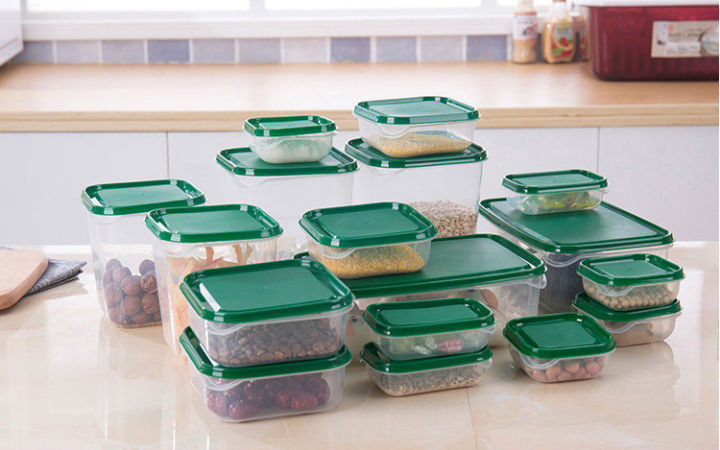 17 Pcs in 1 Food Container Food Storage with Lid Storage Box Set | Lazada