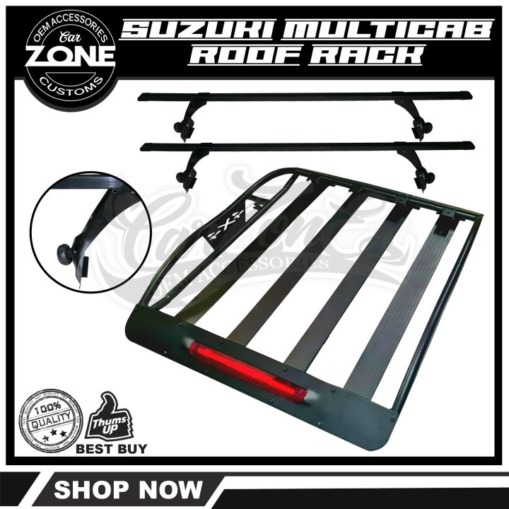 Suzuki Multicab 4x4 Aluminum Roof Rack with Red Reflector 50x38 in Size ...