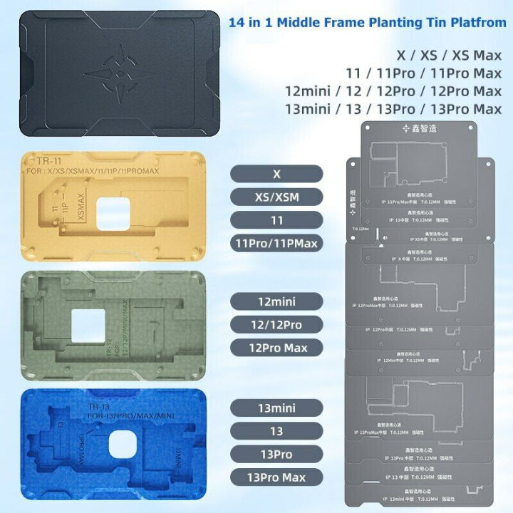 Middle Frame with Reballing Plate 14 in 1 X to 13 series | Lazada PH