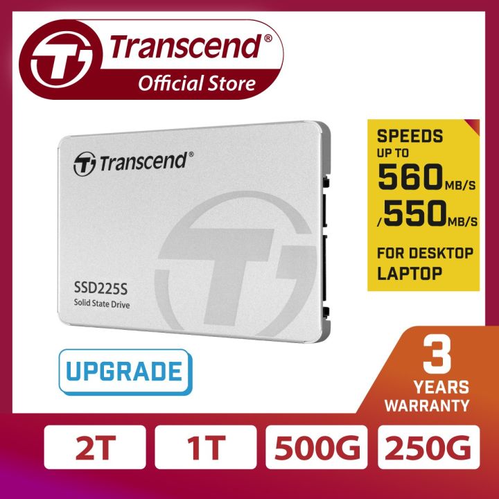 Transcend SSD225S 2.5 Sata III 6Gb/s Solid State Drive | 500GB SSD, 1TB ...
