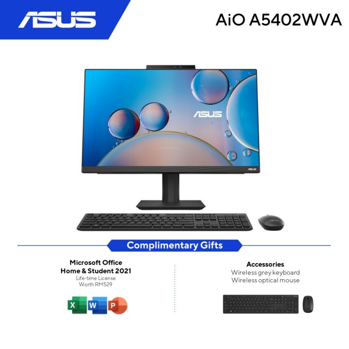 ASUS VIVO A5402WV-AKBA101WS All in One Desktop (Black) | i5-1340P | 8GB ...