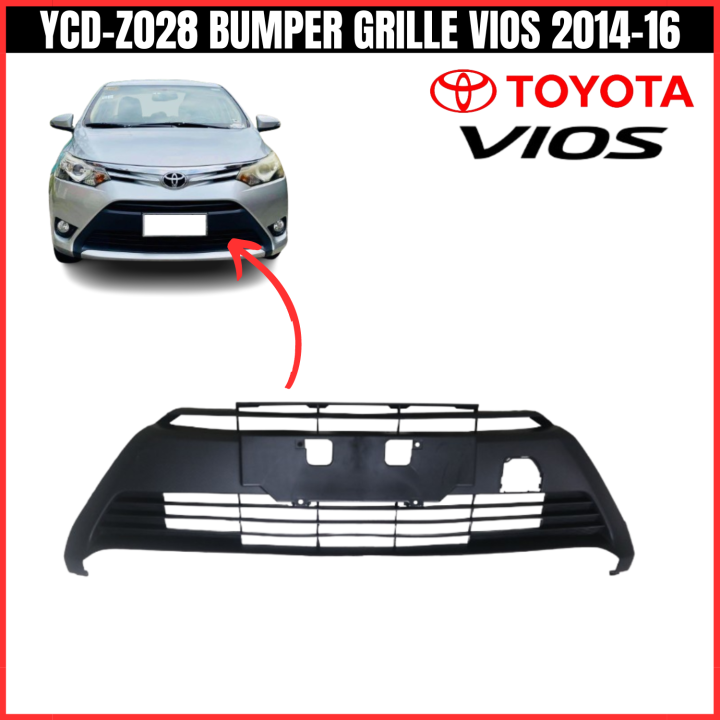 Toyota Vios Front Bumper Lower Grille Vios 2014-2018 | Lazada PH