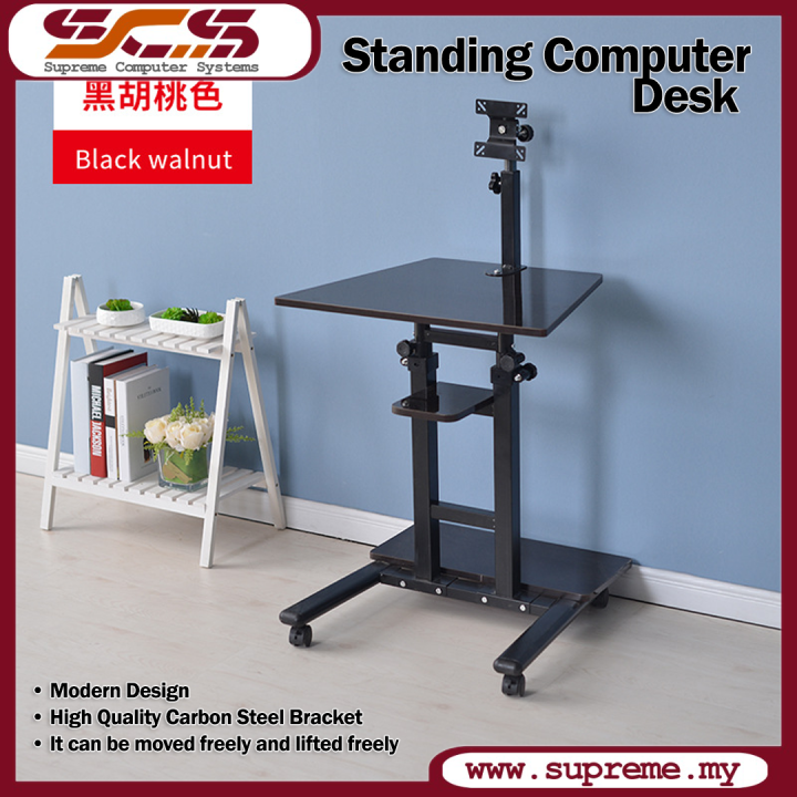 【Computer Desk/Computer Table】XG-01 Stand-Up Hanging Desktop Computer ...