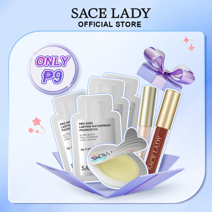 SACE LADY Waterproof Sample Long lasting Liquid Lipstick+Purifying ...