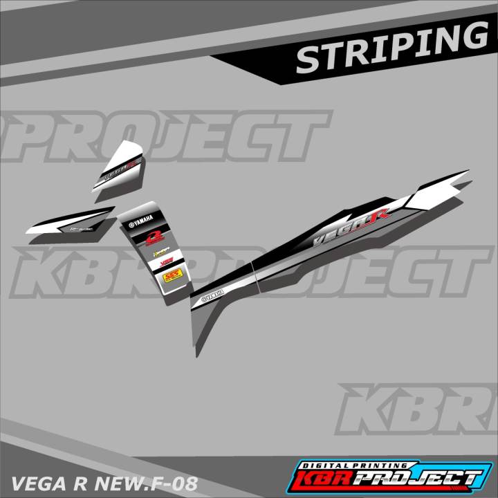 [COD] Stiker STRIPING VEGA R NEW variasi Racing sticker motor YAMAHA ...