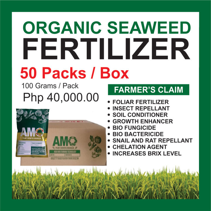 Organic Seaweed Fertilizer 50 Packs per Box | Lazada PH