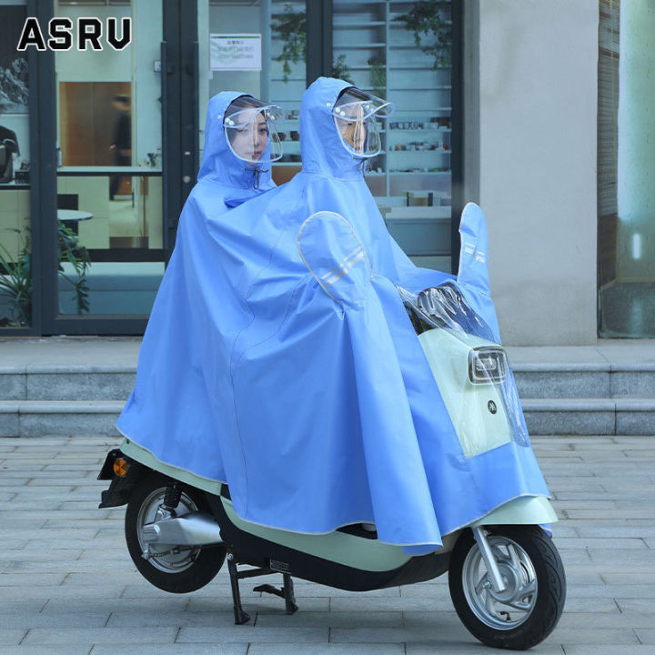 Asrv Mens Electric Car Raincoat Visual Instrument Panel Single Pair