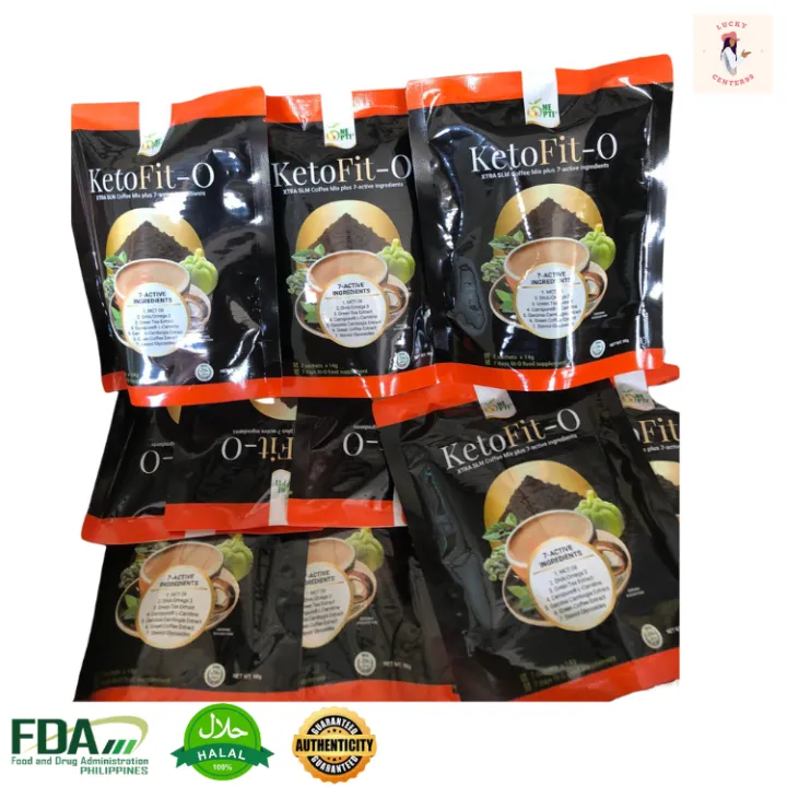 Keto Fit-O 7 SACHETS XTRA SLM Coffee Mix Plus 7-Active Ingredients(ONE ...
