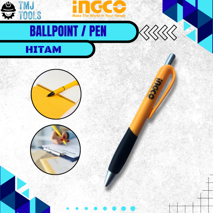 INGCO Pen Pulpen Alat tulis Pen Ballpoint Warna Hitam | Lazada Indonesia
