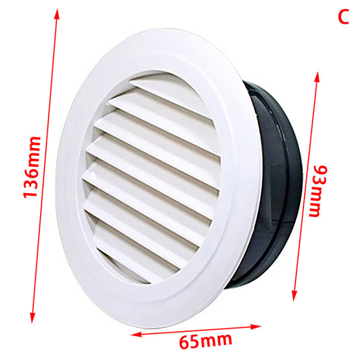 Graceful Adjustable air ventilation cover round ducting ceiling wall ...