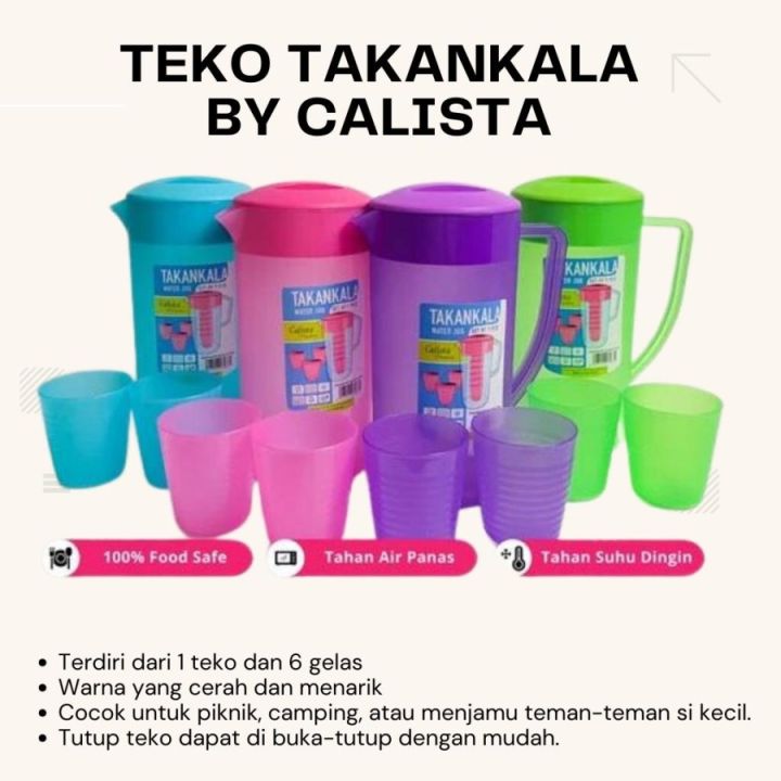 Teko set 7 in 1 Calista Takankala Teko Beranak Set 7 in 1 | Lazada ...